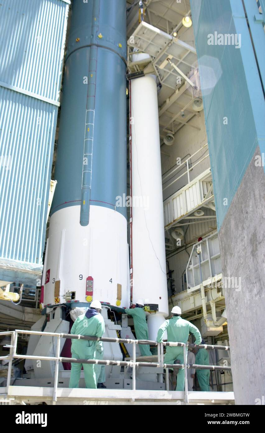 VANDENBERG AIR FORCE BASE, CALIF. - At NASA Space Launch Complex 2 on Vandenberg Air Force Base ...