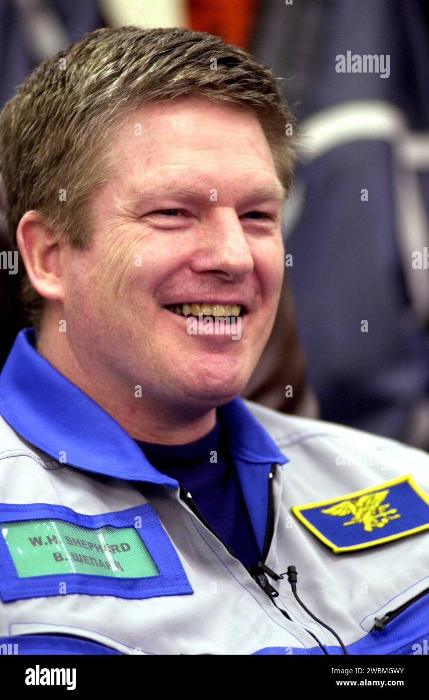 Bill Shepherd, commander of the International Space Station’s ...