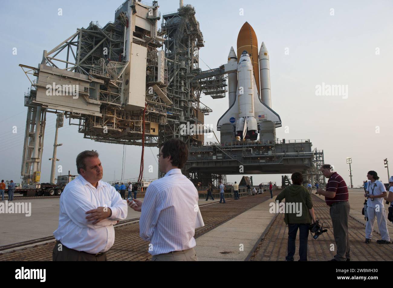 CAPE CANAVERAL, Fla. -- On Launch Pad 39A at NASA's Kennedy Space ...