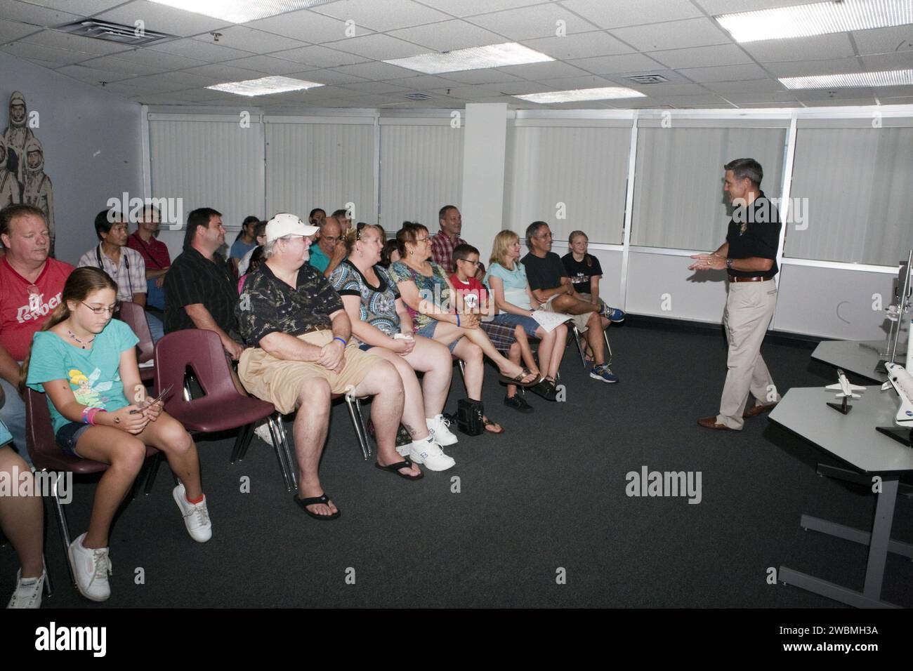 CAPE CANAVERAL, Fla. – Kennedy Space Center Director Bob Cabana speaks ...