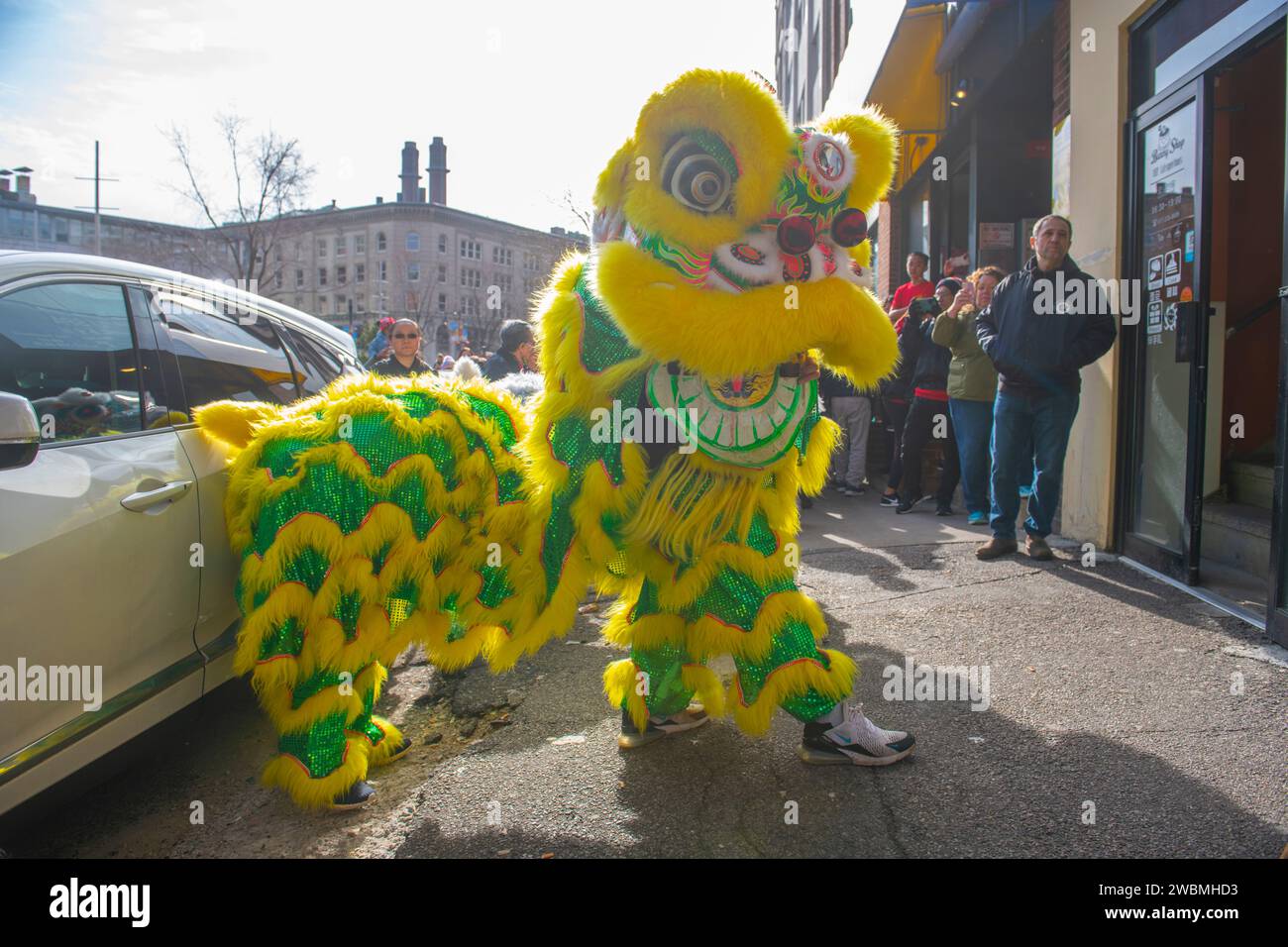 Lion Dance ceremony to celebrate the Chinese New Year in Chinatown ...