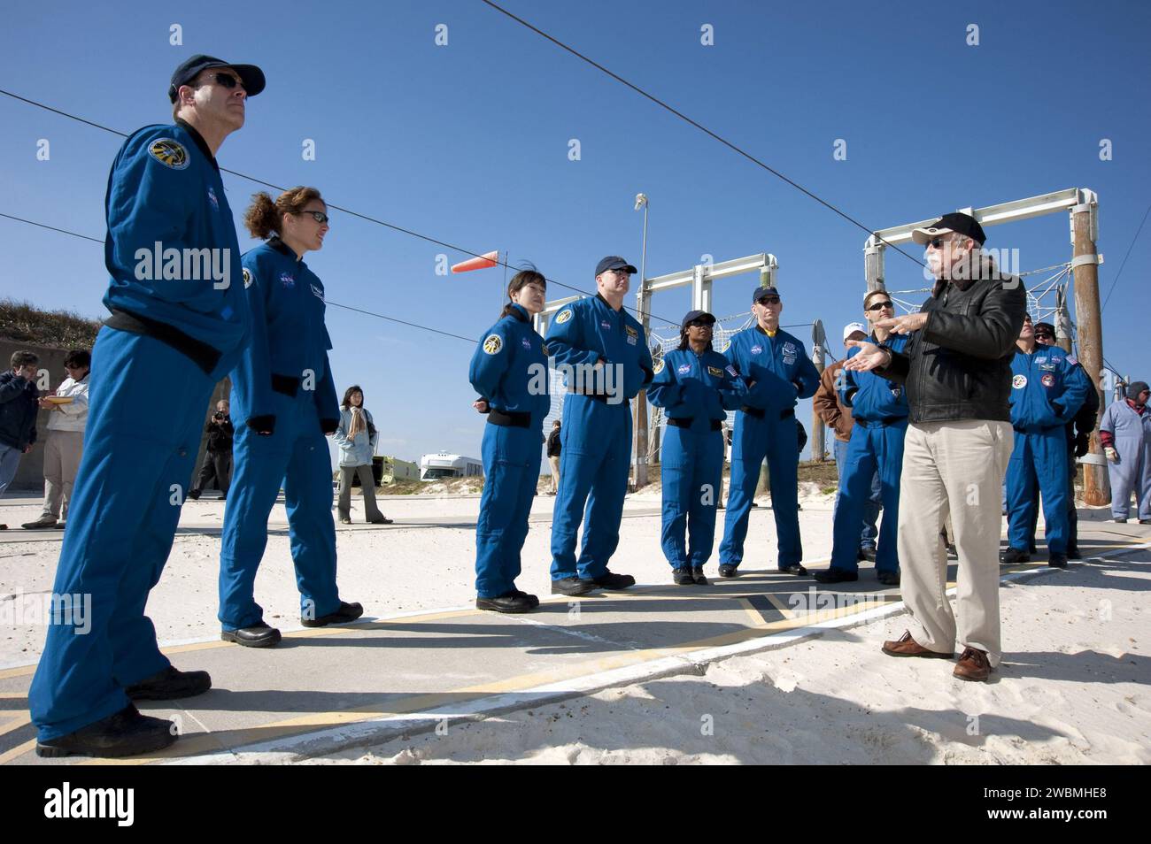 STS-131 crew of space shuttle Discovery conducted emergency exit ...