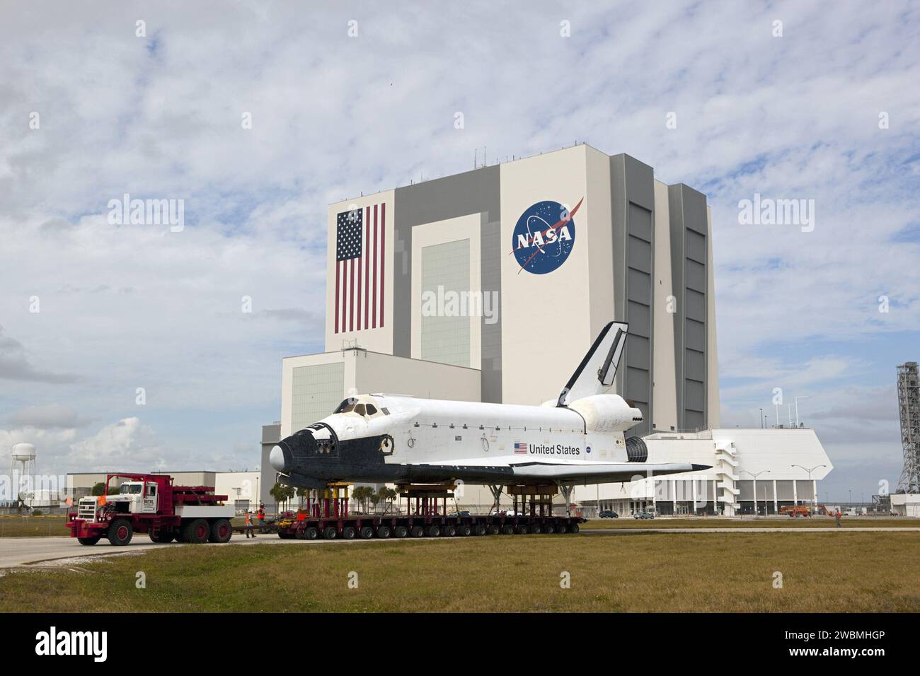 CAPE CANAVERAL, Fla. – The high-fidelity space shuttle model which was ...