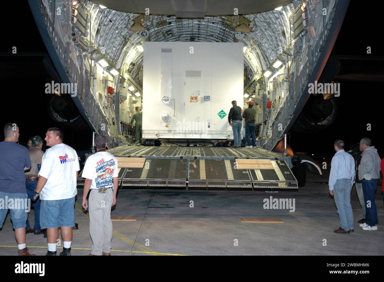 The Mars Reconnaissance Orbiter (MRO) is being transported at Kennedy ...