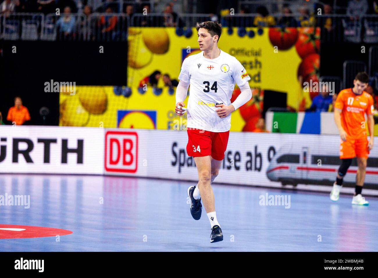 MENS EHF EURO 2024: Niederlande - Georgien, 11.01.2024, Mannheim ...