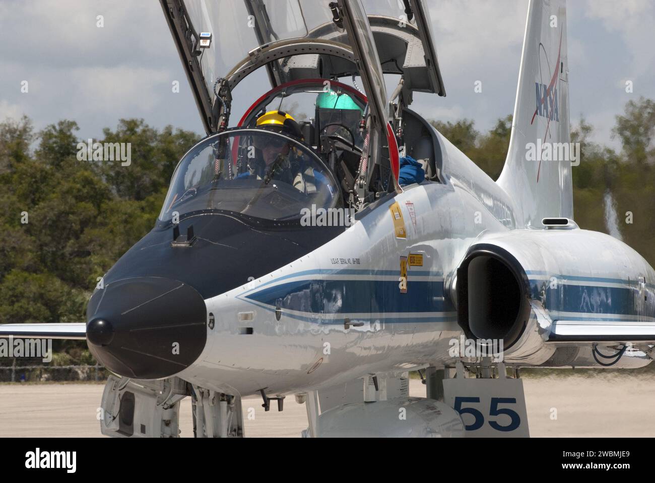 The STS-134 crew of space shuttle Endeavour arrived at Kennedy Space ...