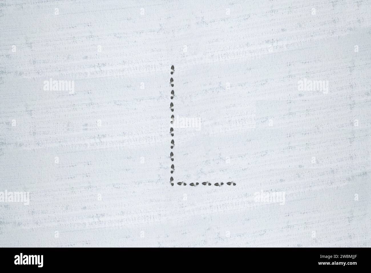 L typography font letter type hi-res stock photography and images - Alamy