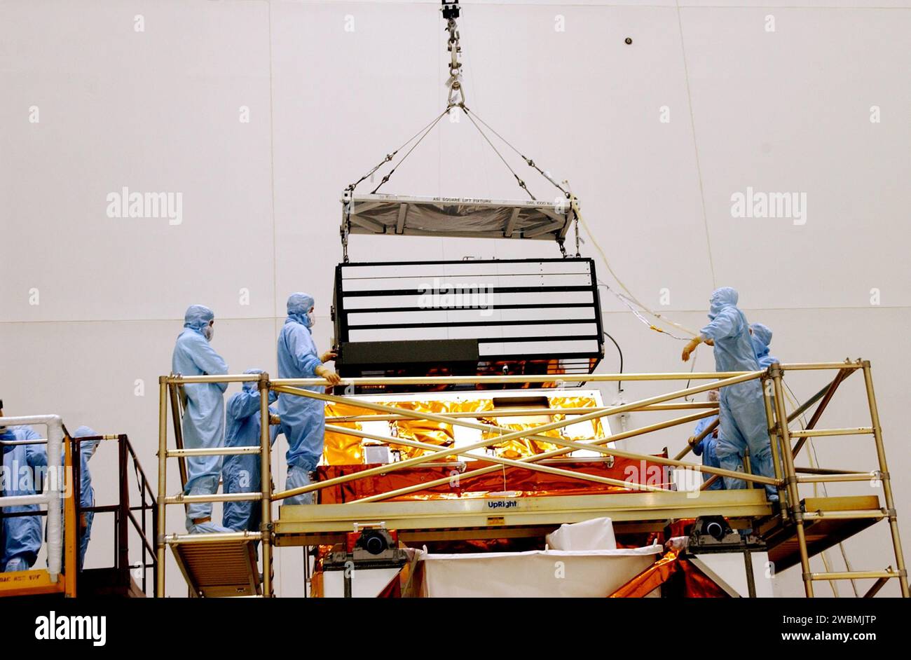 KENNEDY SPACE CENTER, FLA. -- In the Vertical Processing Facility ...