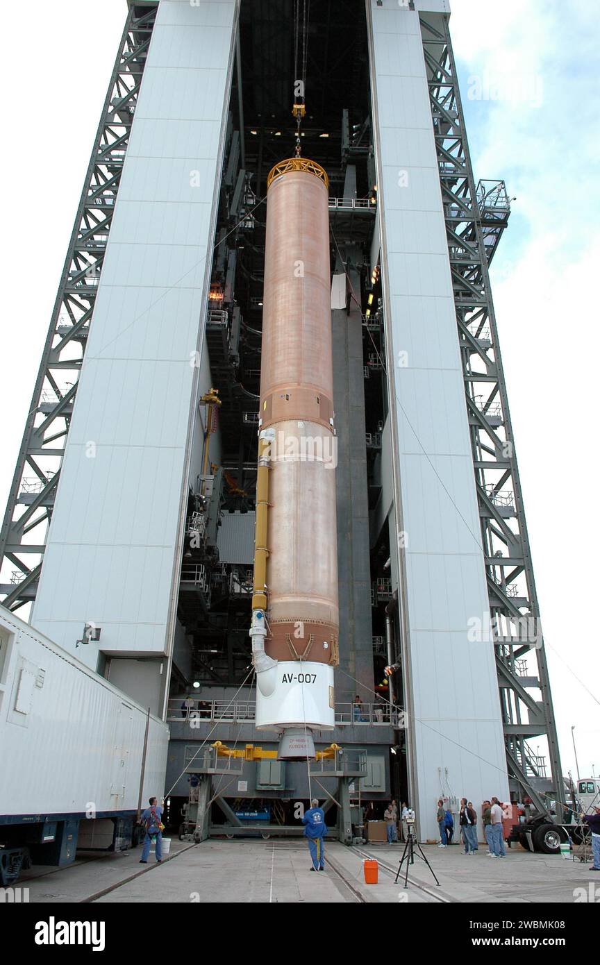 KENNEDY SPACE CENTER, FLA. - At Launch Complex 41 at Cape Canaveral Air ...
