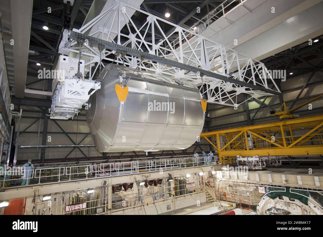 Inside Orbiter Processing Facility-3 at Kennedy Space Center ...