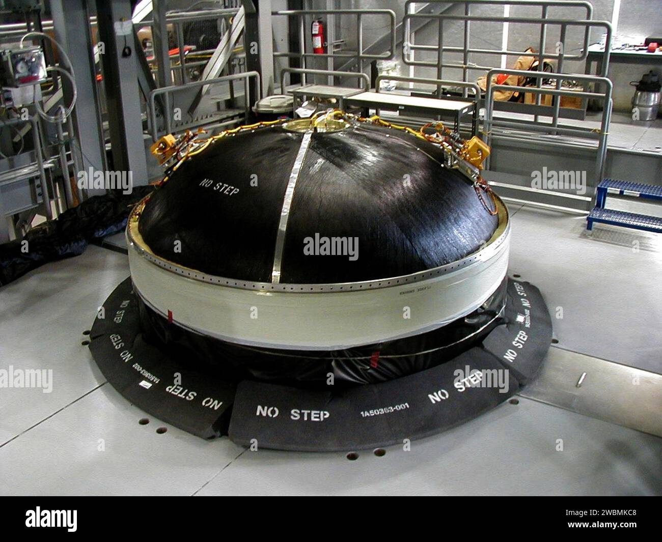 The Orbis 21D Boost Motor, second stage of the Athena I rocket, is ...