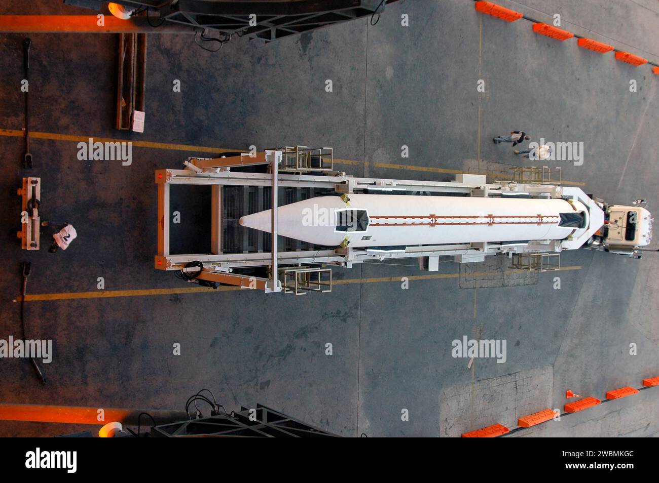 KENNEDY SPACE CENTER, FLA. - On Launch Complex 37 at Cape Canaveral Air ...