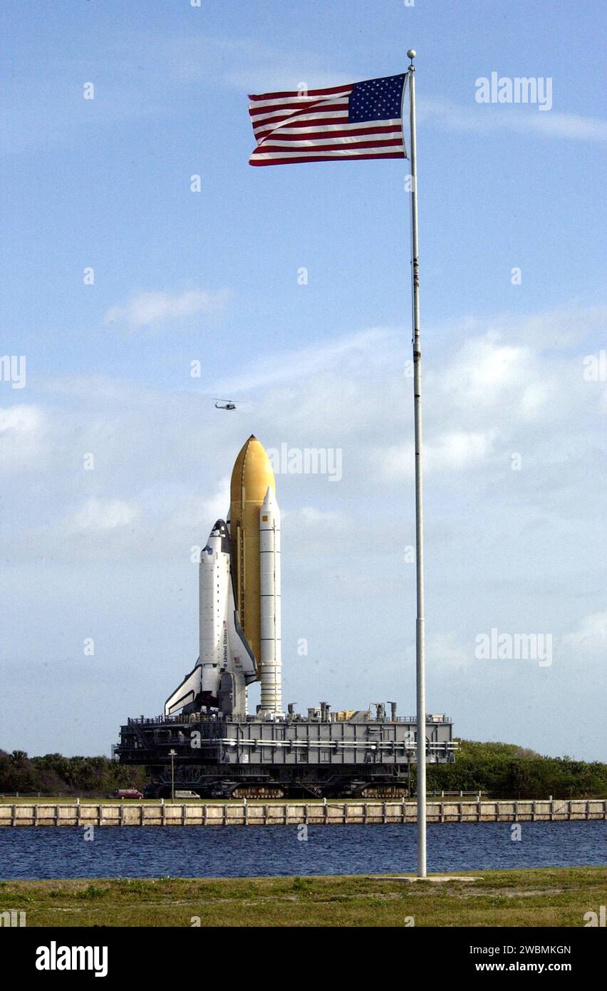 KENNEDY SPACE CENTER, FLA. - Viewed from across the turn basin, Space ...