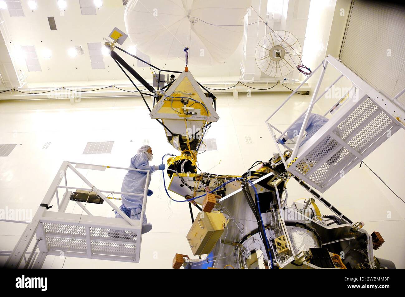 Lockheed Martin workers conducted a gimbal motion test on the MRO high ...