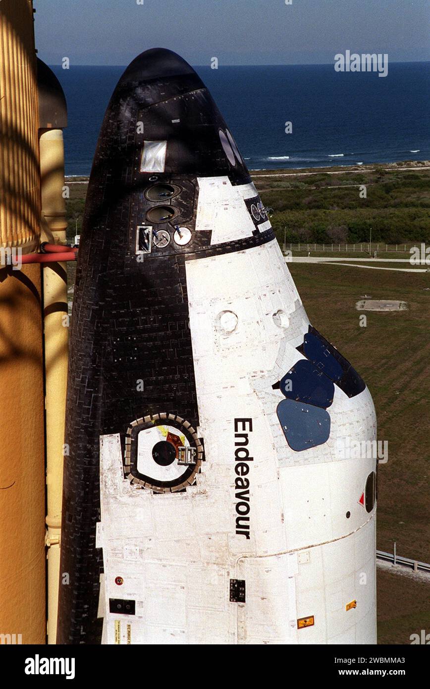 KENNEDY SPACE CENTER, FLA. -- In this closeup of Space Shuttle ...