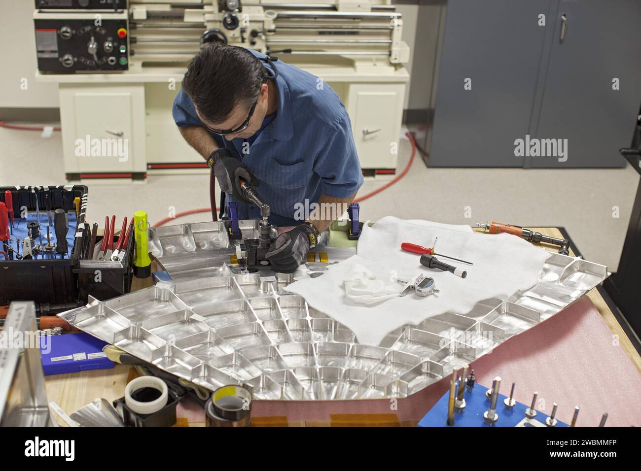 CAPE CANAVERAL, Fla. -- Inside the Operations and Checkout Building ...