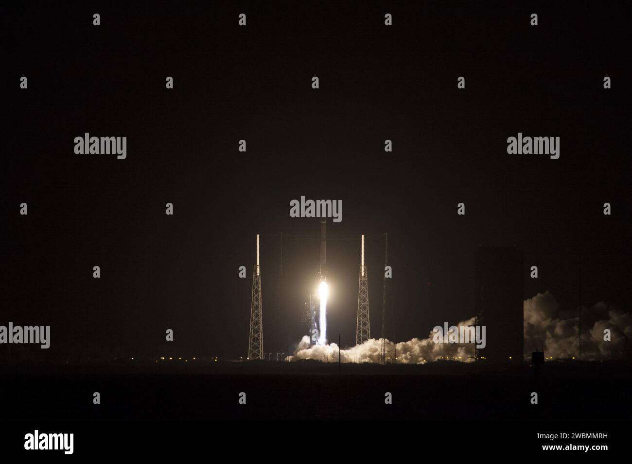 CAPE CANAVERAL, Fla. -- Plumes of exhaust and smoke build around the ...