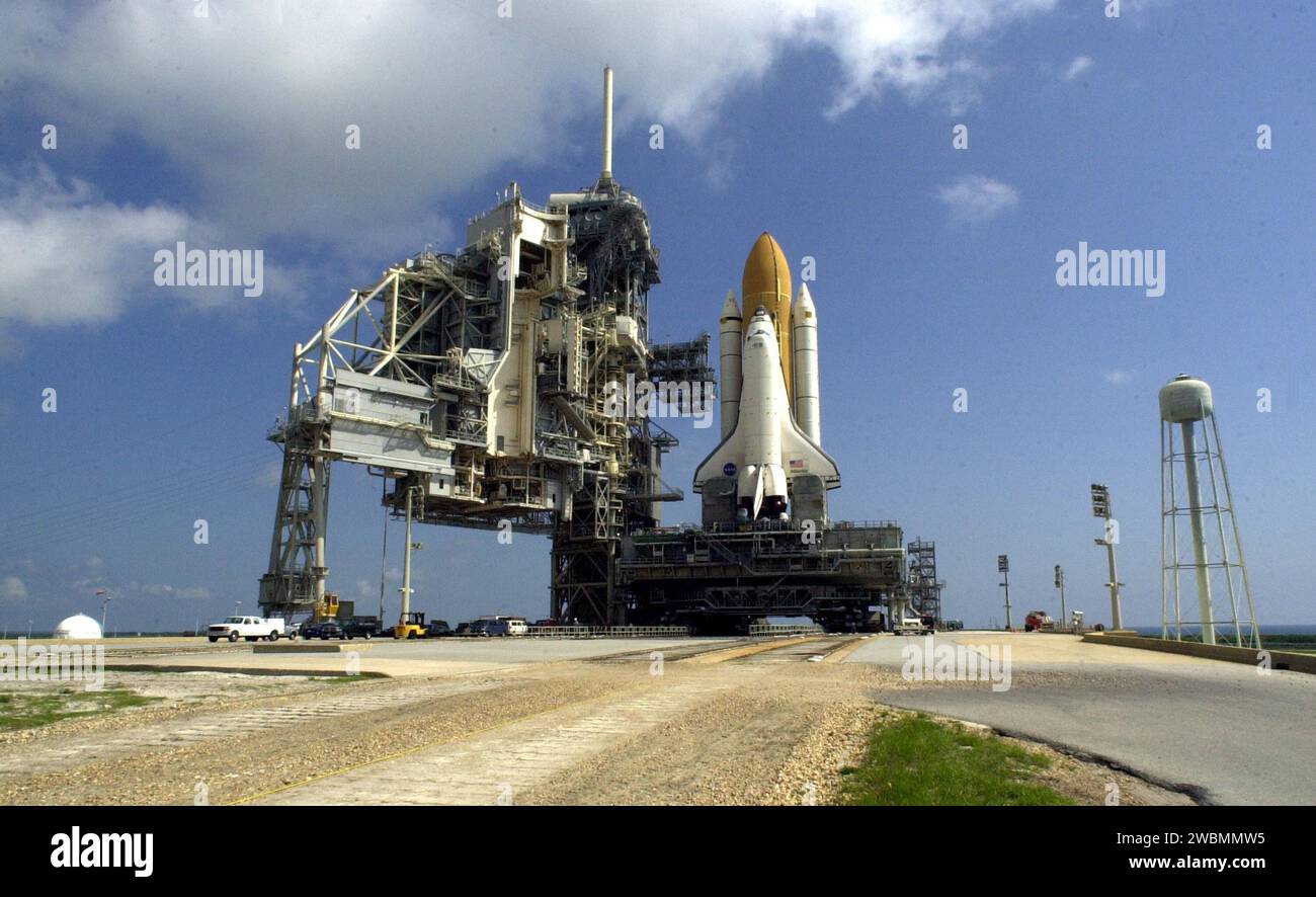 KENNEDY SPACE CENTER, Fla. -- After a journey of more than 8 hours from ...