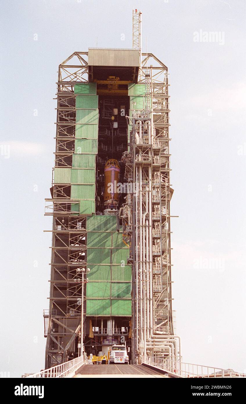 KENNEDY SPACE CENTER, Fla. -- The Lockheed Martin Atlas Centaur segment ...