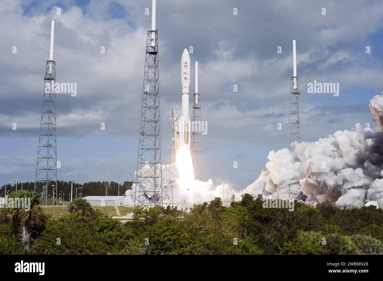 The Atlas V rocket launched NASA's Mars Science Laboratory with the ...