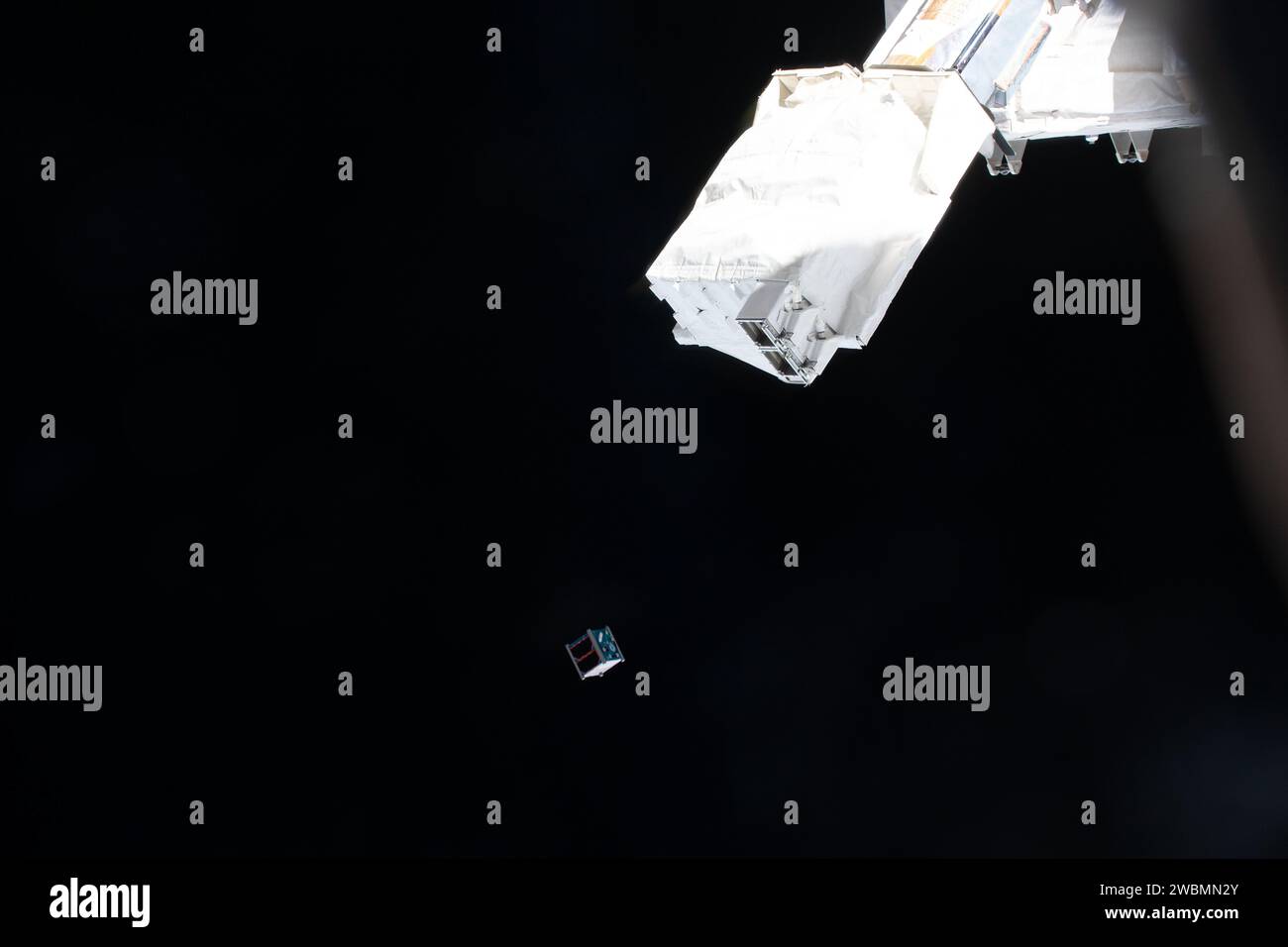 iss070e041245 (Dec. 18, 2023) --- The Clark sat-1 CubeSat is deployed ...