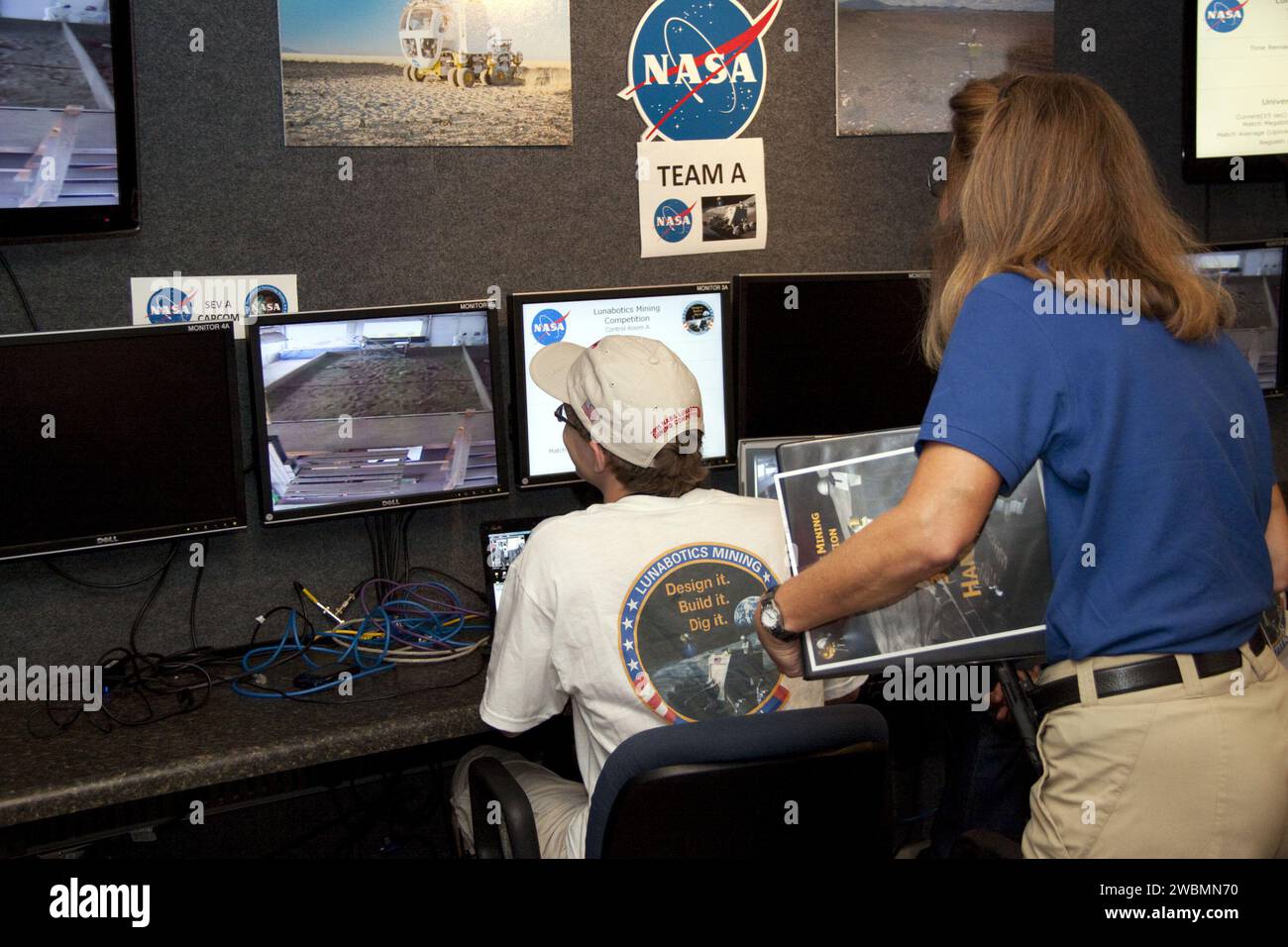 CAPE CANAVERAL, Fla. -- University students monitor their team's remote ...