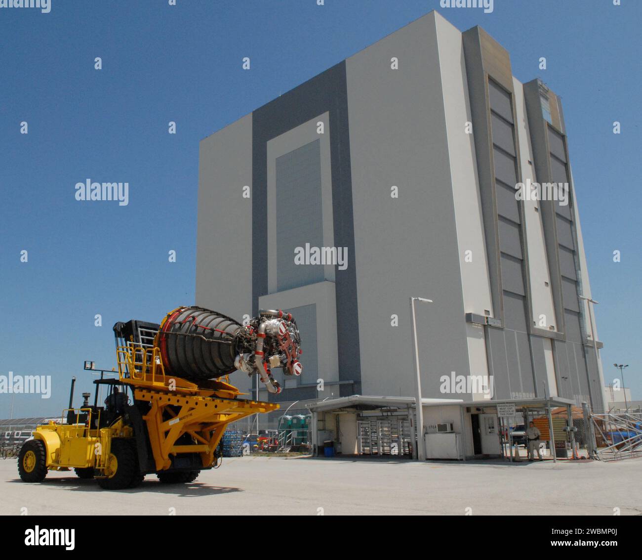 CAPE CANAVERAL, Fla. – After removal from space shuttle Discovery, the ...