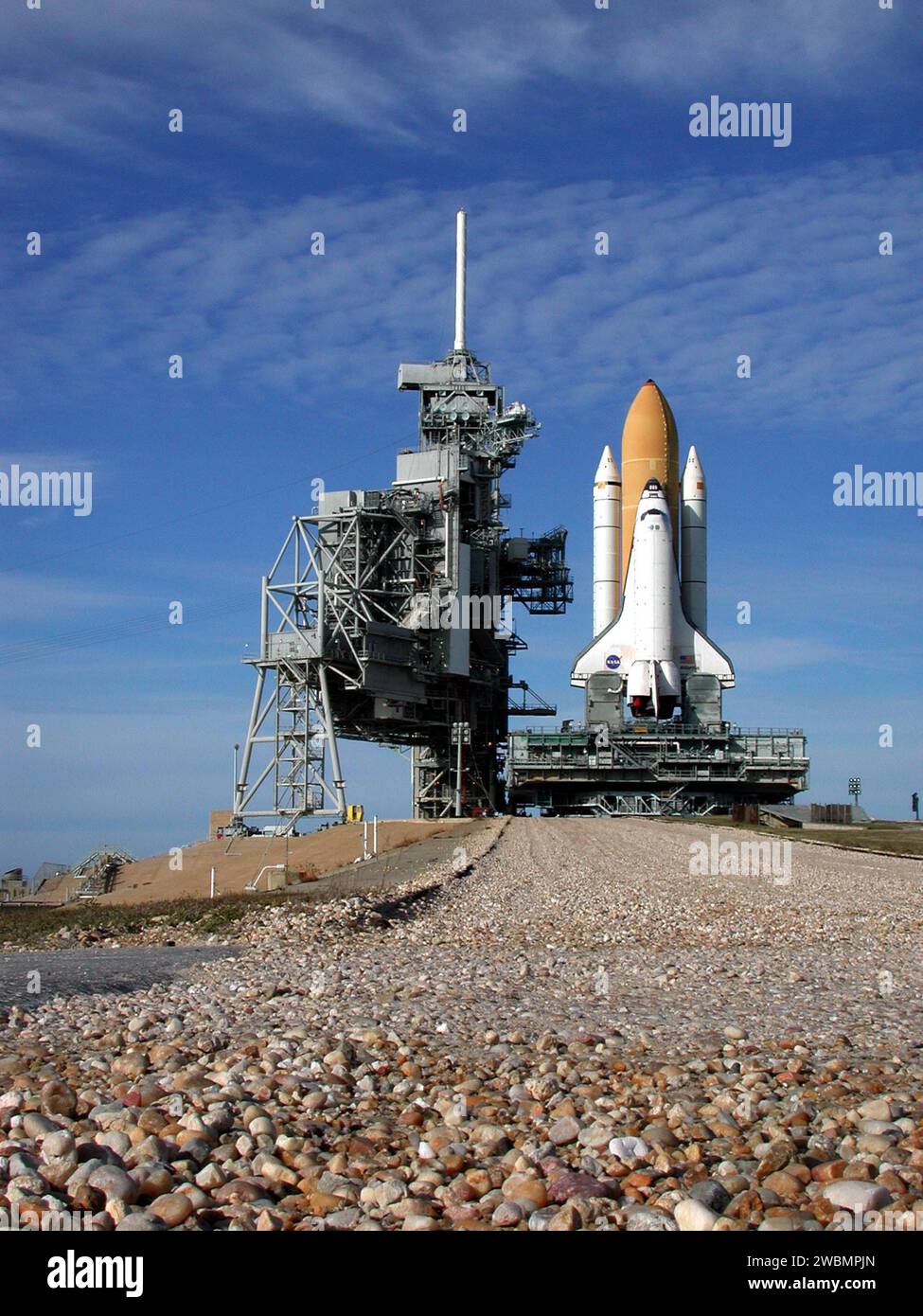 KENNEDY SPACE CENTER, Fla. -- At the top of the incline to Launch Pad ...