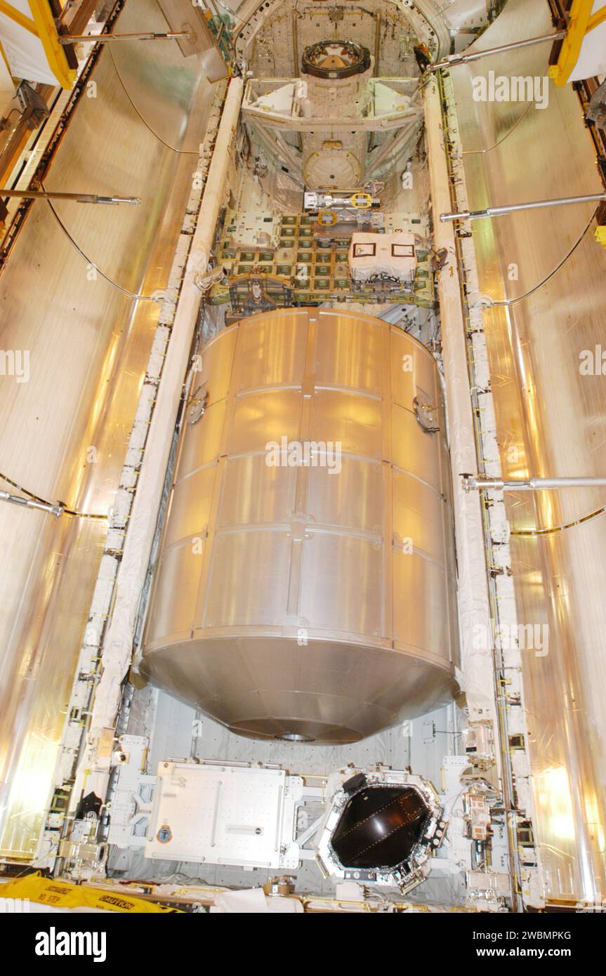 KENNEDY SPACE CENTER, FLA. - At Launch Pad 39B, all payloads are secure ...
