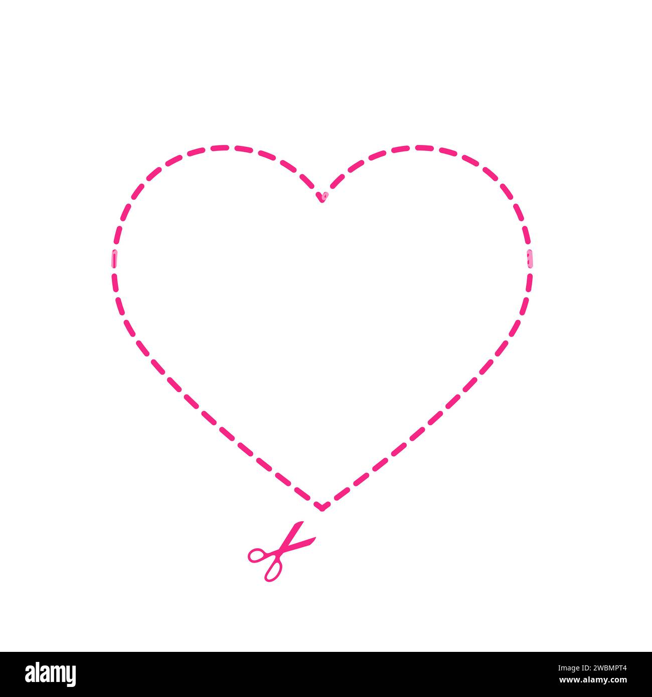 Cutting paper practice, printable Actitvity template, heart symbol ...