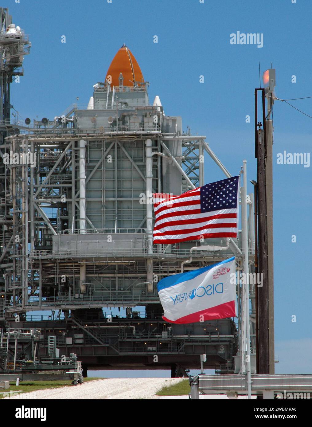 KENNEDY SPACE CENTER, FLA. - Viewed from the west side of Launch Pad ...