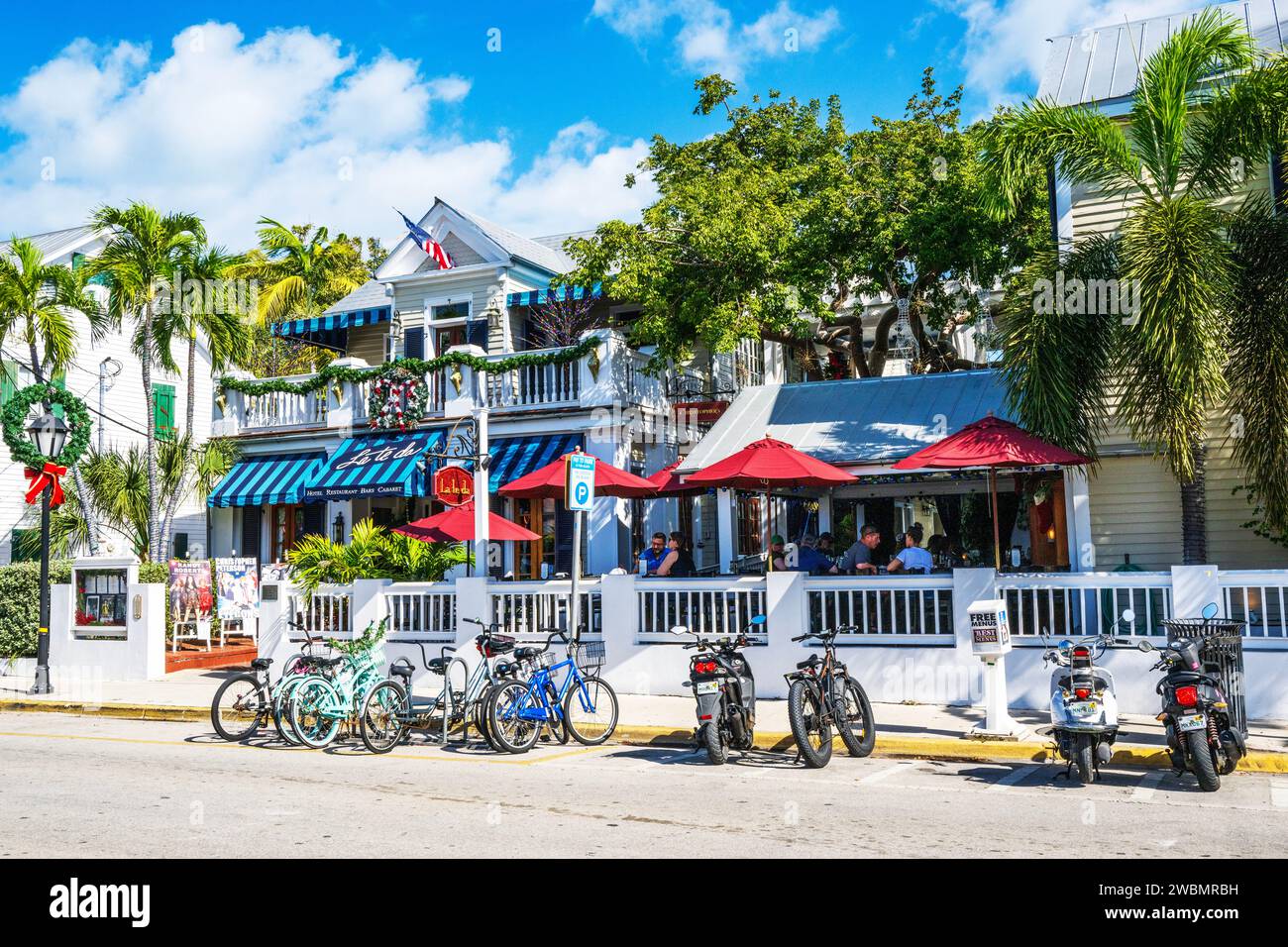 Key west duval street miami hi-res stock photography and images - Alamy