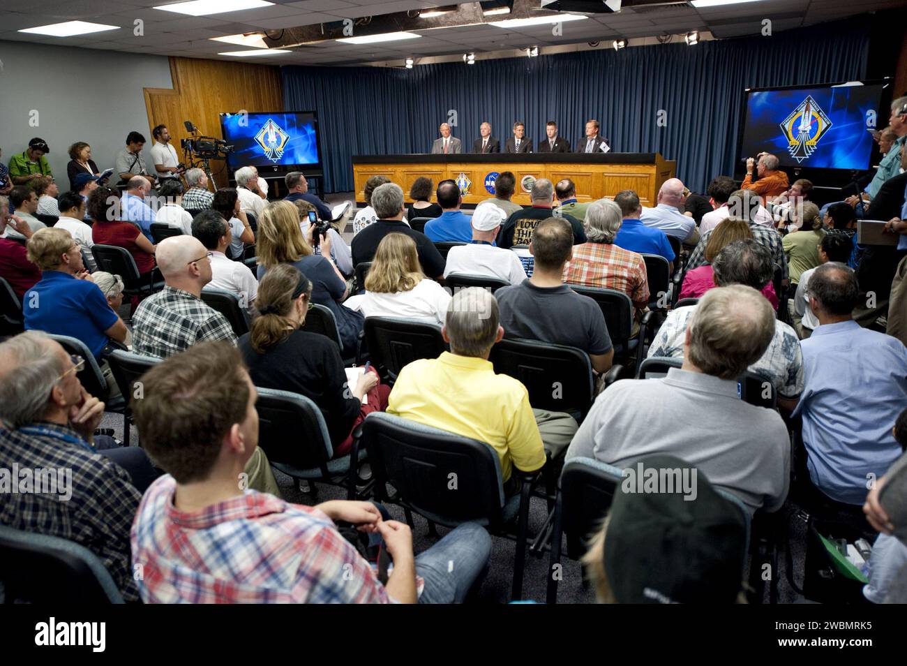 NASA held a post-launch news conference with senior officials including ...