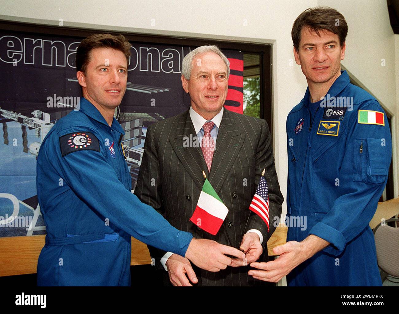 At a signing ceremony between the Italian Space Agency (ASI) and NASA ...