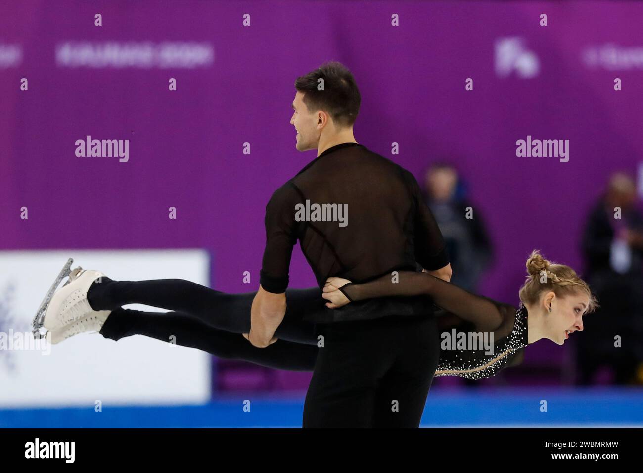 Minerva Fabienne Hase and Nikita Volodin of Germany perform in the ...