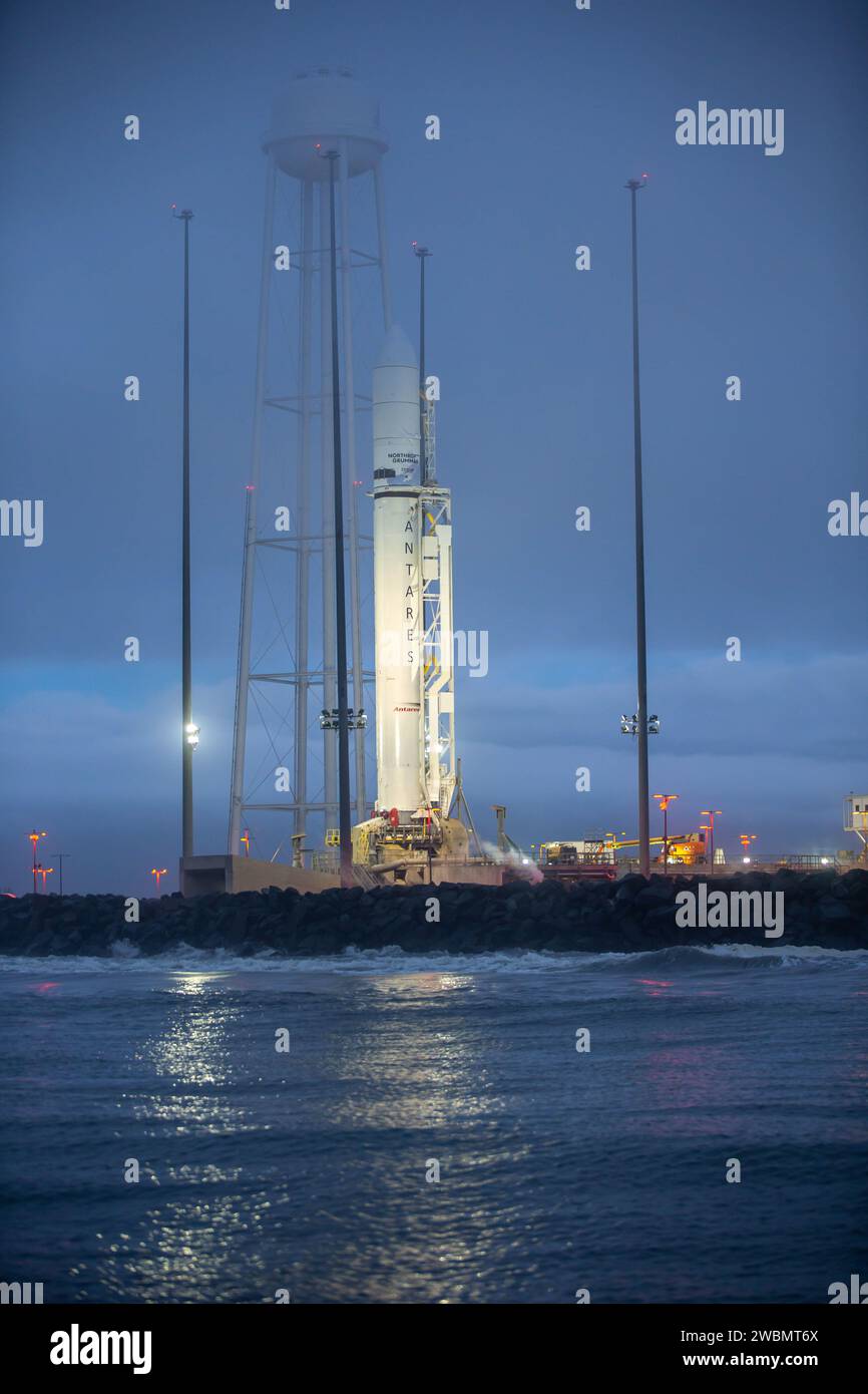 The Antares rocket by Northrop Grumman carrying the CRS-14 Cygnus ...