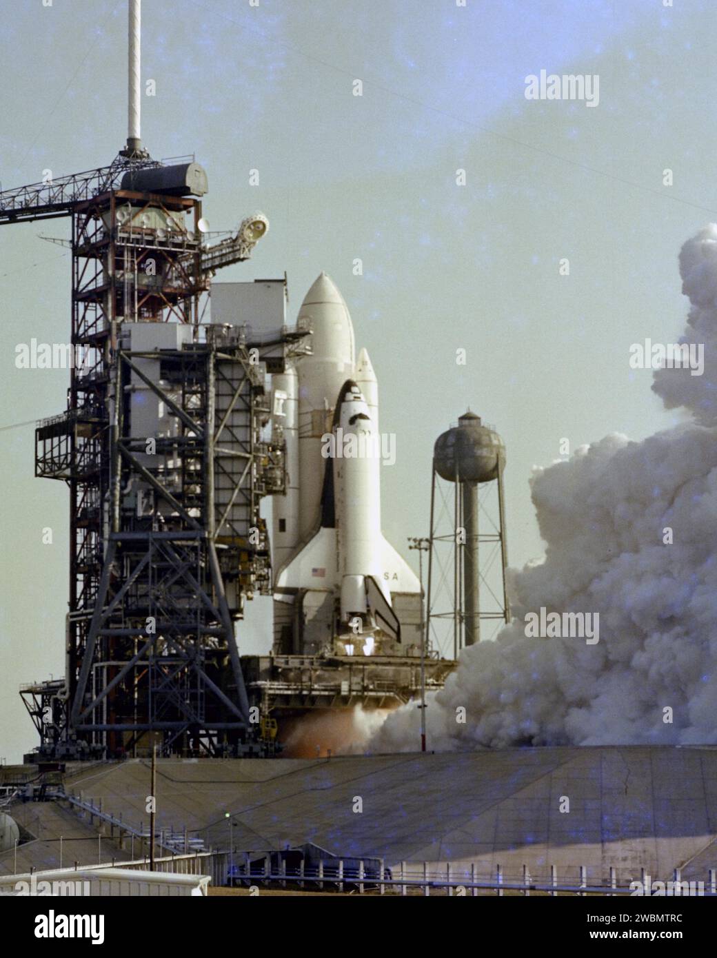 Columbia’s three main engines achieved full thrust during a 20-second ...