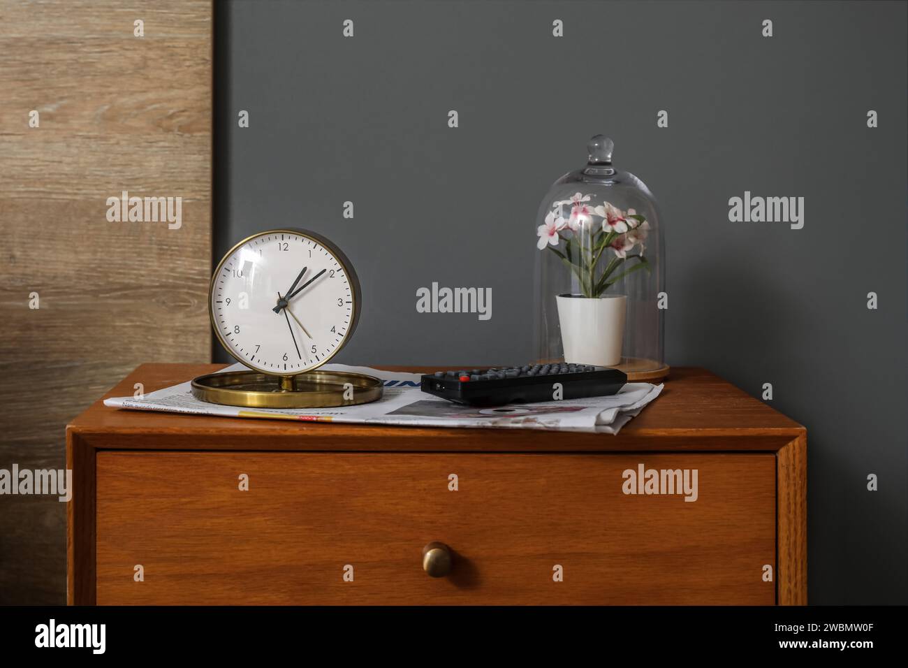 Tv on bedside table hi-res stock photography and images - Alamy