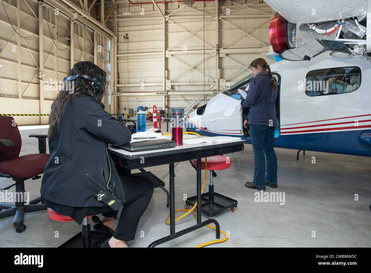 NASA engineers put the X-57 Maxwell, NASA’s first all-electric X-plane ...