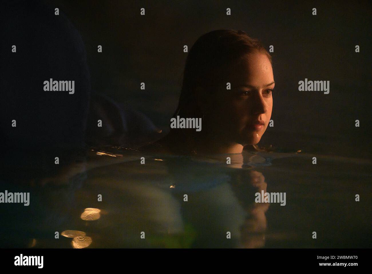 Night Swim Amelie Hoeferle Stock Photo - Alamy