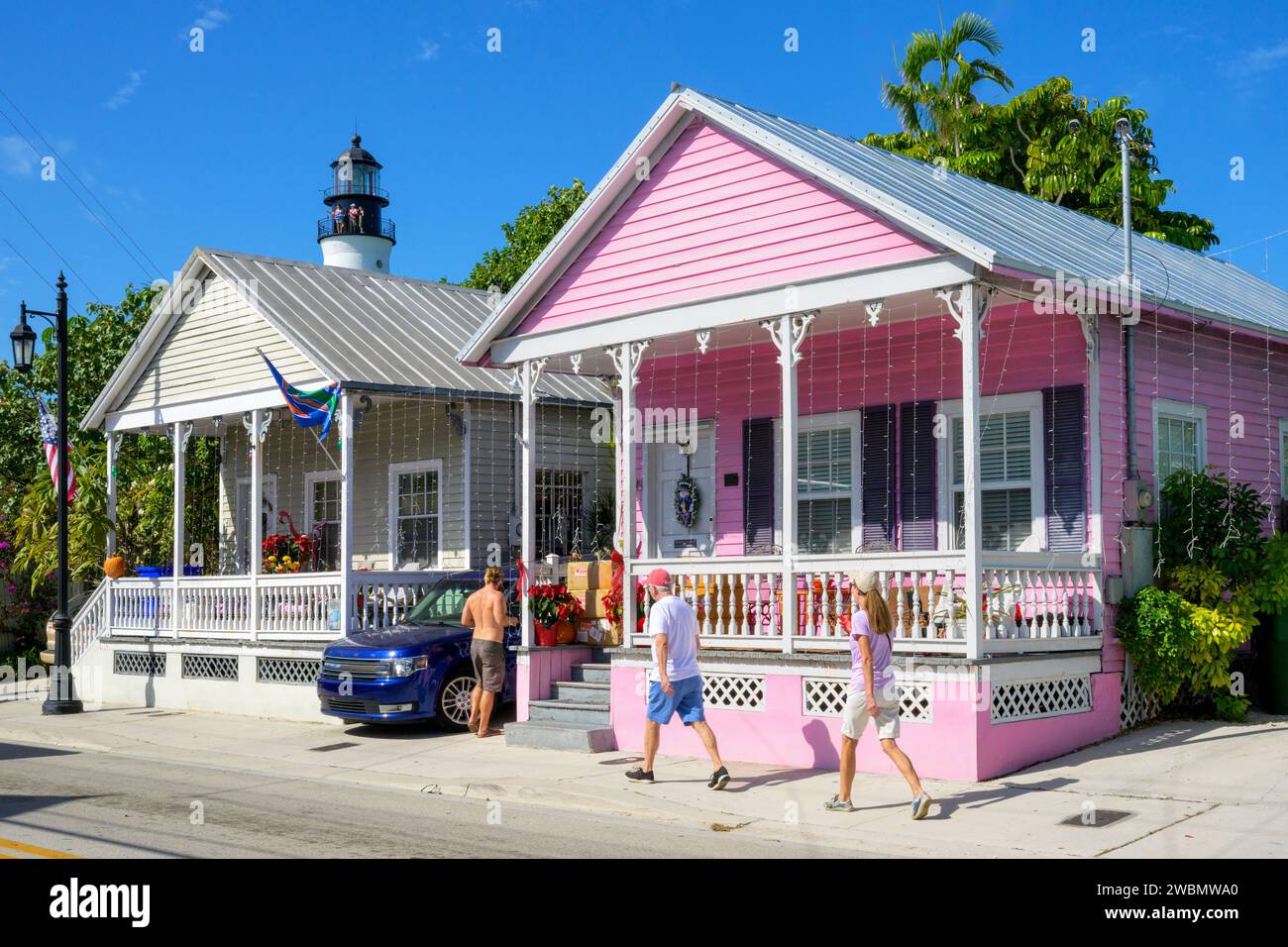 Usa florida keys colorful house hi-res stock photography and images - Alamy