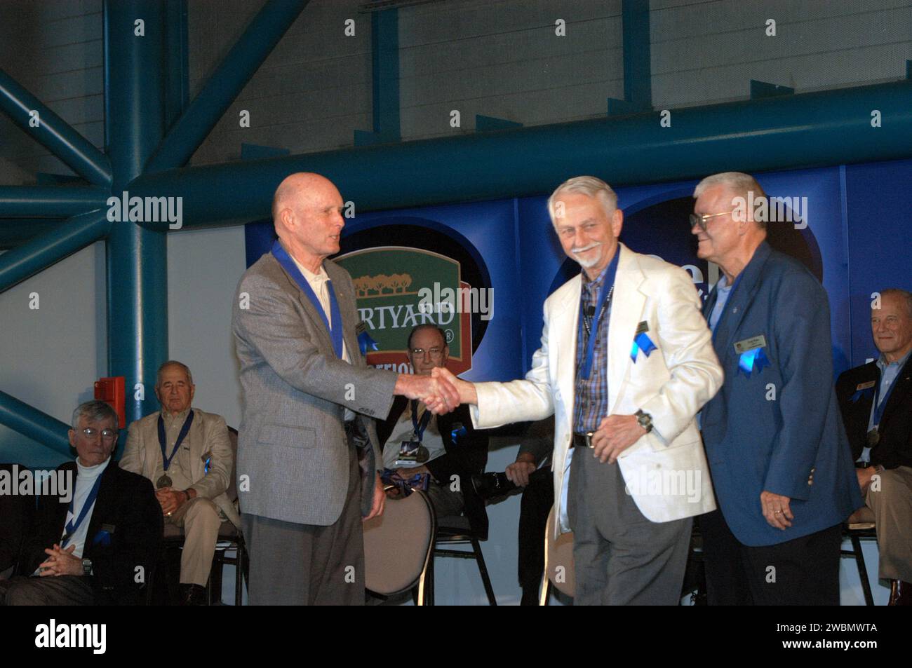 KENNEDY SPACE CENTER, FLA. - At the Astronaut Hall of Fame Induction ...