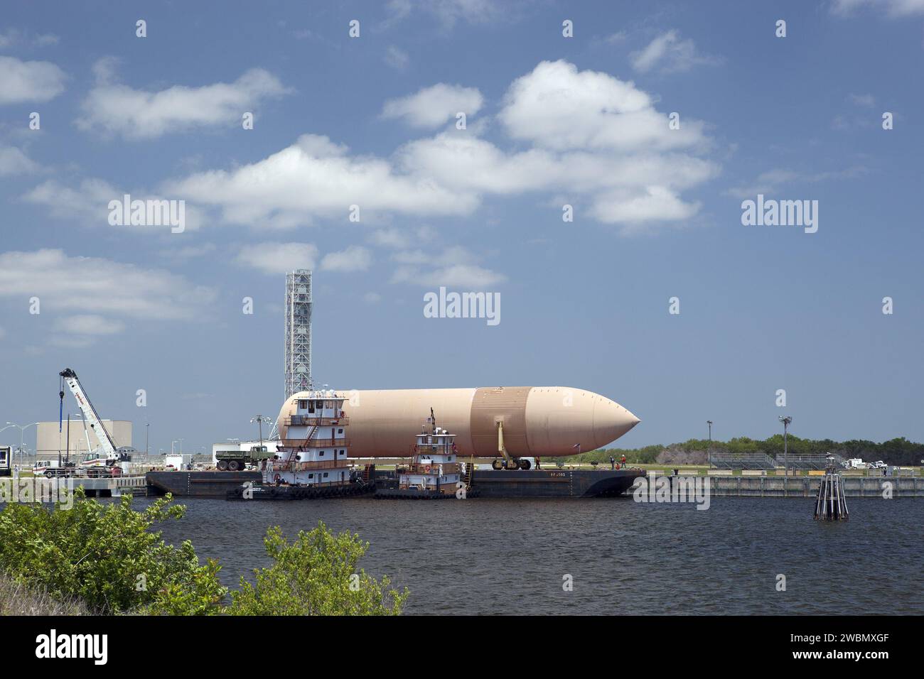 CAPE CANAVERAL, Fla. --The space shuttle crew transport vehicle and ...