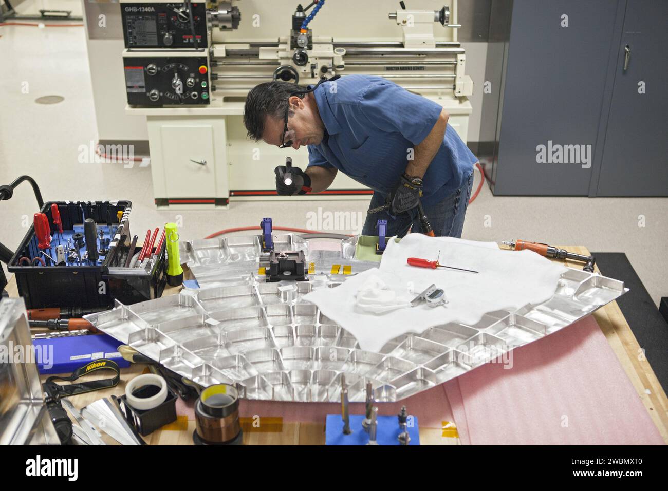 CAPE CANAVERAL, Fla. -- Inside the Operations and Checkout Building ...