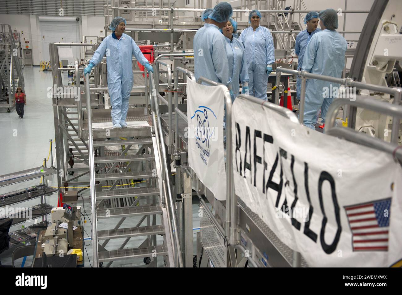 CAPE CANAVERAL, Fla. -- In the Space Station Processing Facility at ...