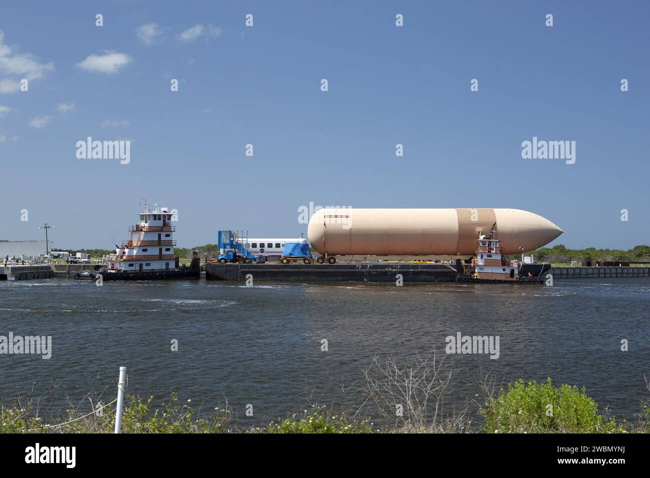CAPE CANAVERAL, Fla. – A space shuttle orange flight test article ...