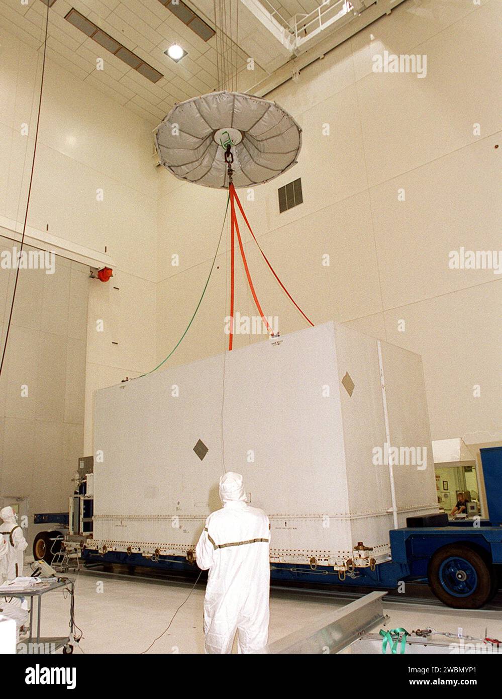 KENNEDY SPACE CENTER, FLA. -- Inside the Spacecraft Assembly and ...