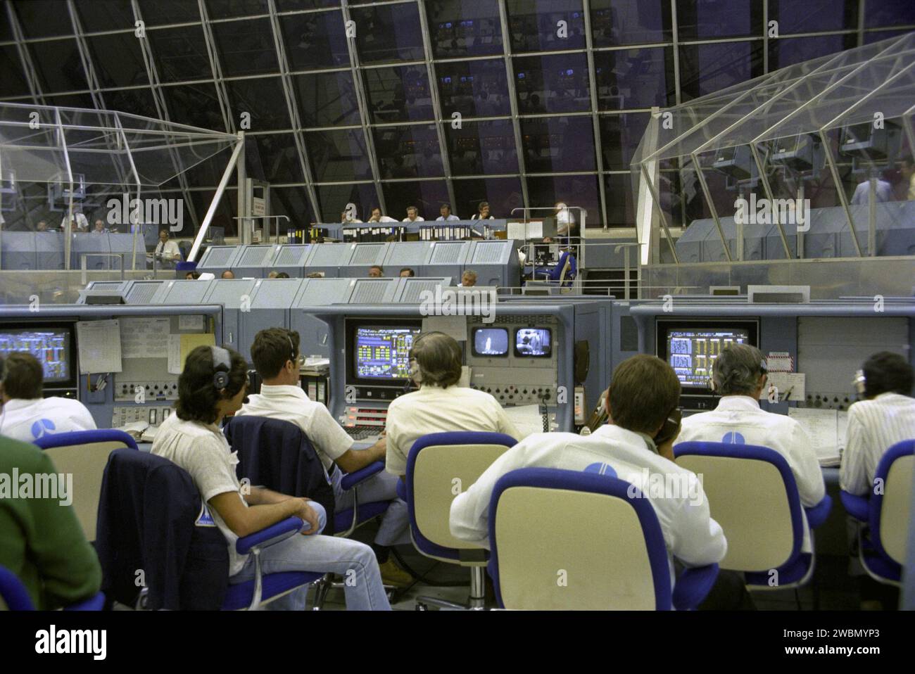 KENNEDY SPACE CENTER, FLA. - Heavy, blast-proof steel louvers seal the ...