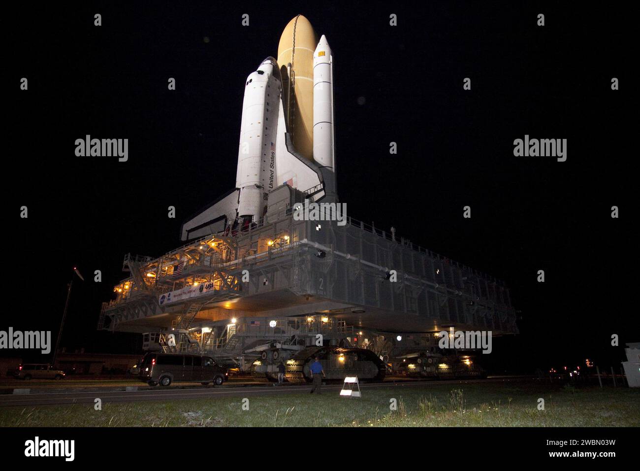 CAPE CANAVERAL, Fla. – At NASA's Kennedy Space Center in Florida, space shuttle Atlantis is in ...