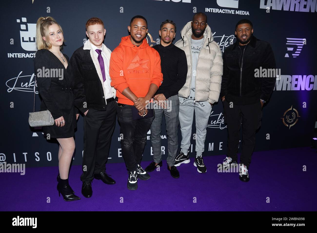 (Left to right) Lauren Carver, Craige Middleburg, Theo Johnson, Tate ...
